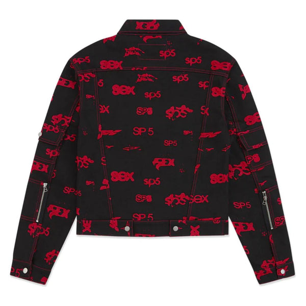 Sp5der 5ex AOP Denim Jacket – Backstage Boutique
