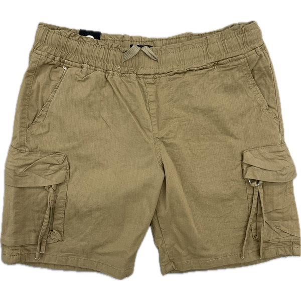 Waimea Pull On Cargo Shorts "Khaki" – Backstage Boutique