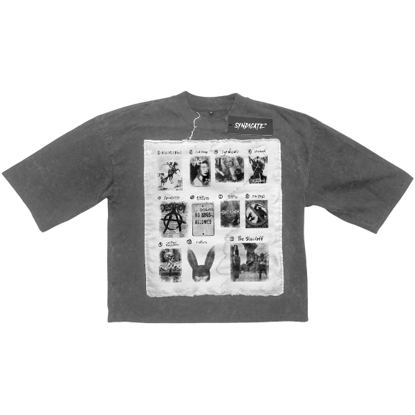 Syndicate Anarchy Tee "Grey" – Backstage Boutique